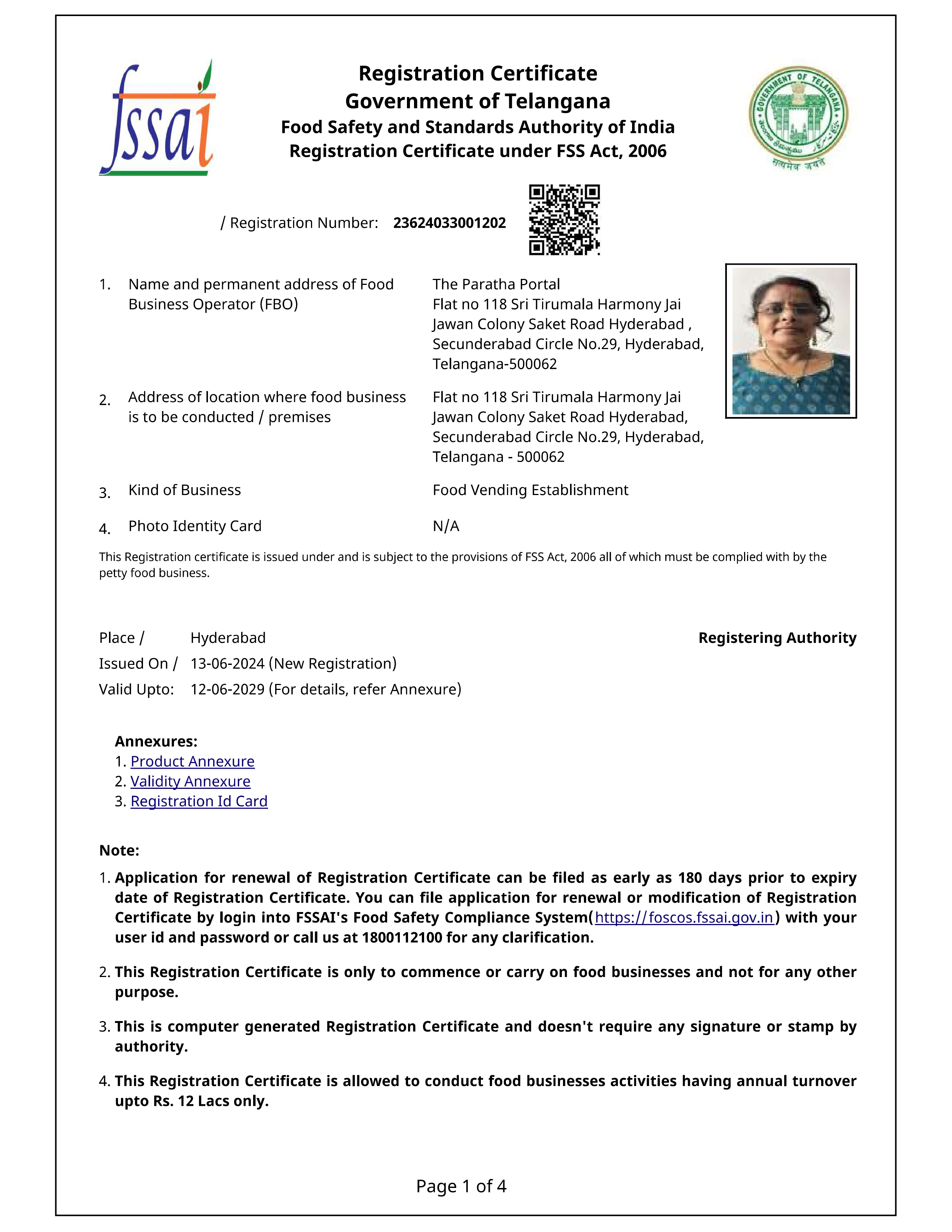 FSSAI License Online | Food License Registration in India – Get ...